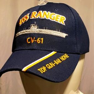 Accessories | Military Us Navy Uss Ranger Hat | Poshmark